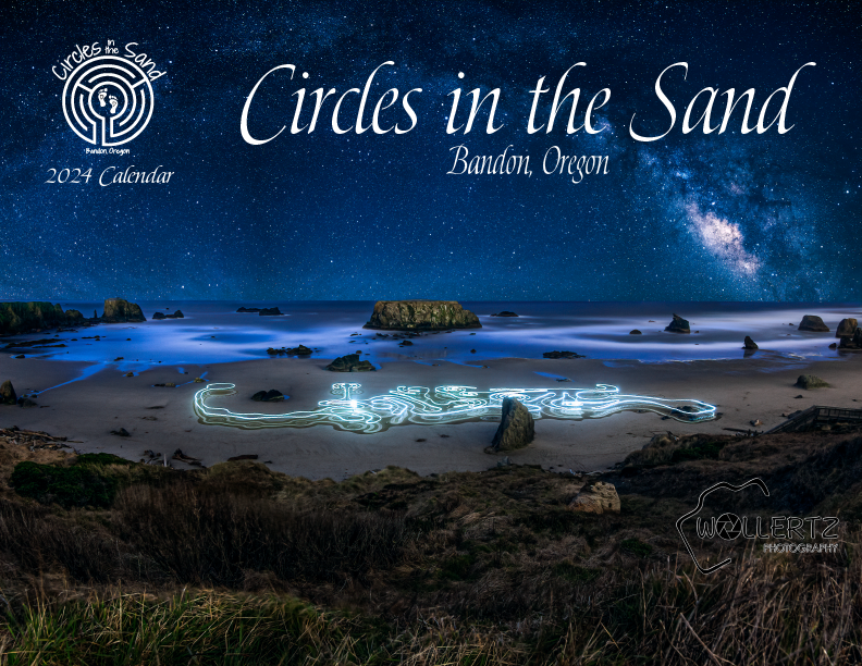 Circles in the Sand creates labyrinths with a sandy path.
